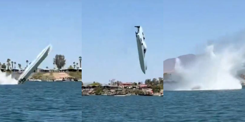 Speed boat tries to break speed record meet accident | Speed Boat Flips ...