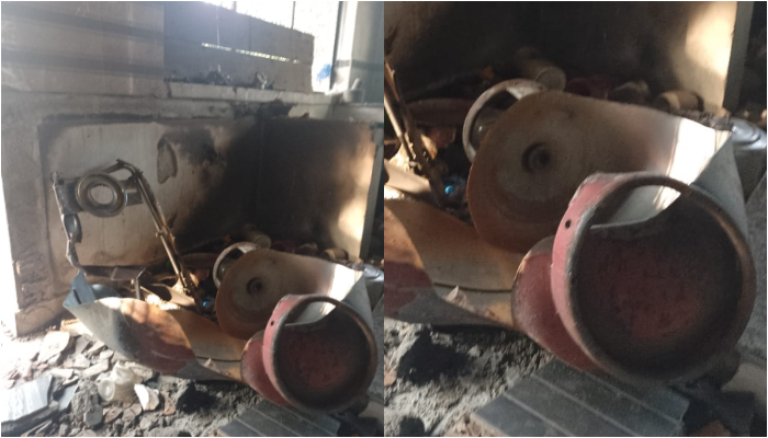 A part of the house collapsed after a stove exploded | A Part Of The ...