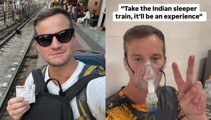 US Vlogger Indian Sleeper Train Lungs Are Toast | Us Travel Vlogger Say ...
