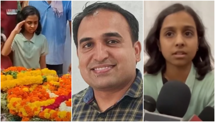 I will join army and avenge says IAF hero's daughter Vartika 'വലുതാകുമ്പോൾ ഞാനും സൈന്യത്തി ...