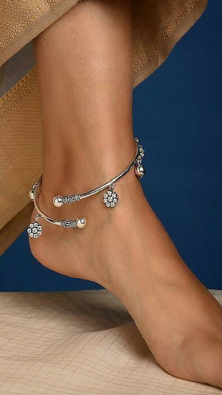 Fancy Payal Silver Design: नई बहूओं के लिए Fancy Anklet Design, पत्नी ...