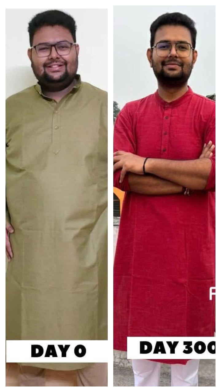 weight loss journey: साल भर के अंदर 46 kg घटा हैंडमस बन गया ये शख्स, 4 ...