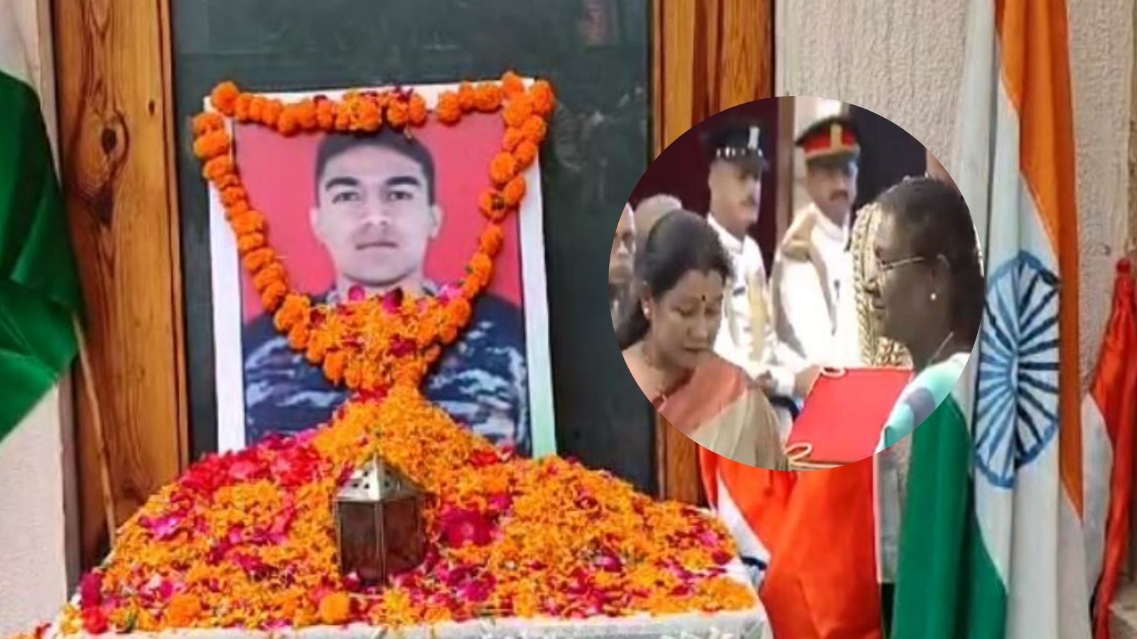 उत्तराखंड के वीर कैप्टन दीपक सिंह को राष्ट्रपति द्रौपदी मुर्मू ने किया ...