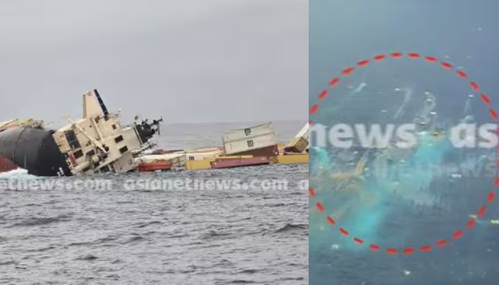 sinking of Liberian ship MSC ELSA 3 off Kochi coast cargo containing ...