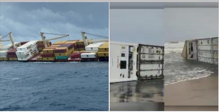 "Rash navigation": Kerala Police book Liberian vessel MSC Elsa 3 that ...