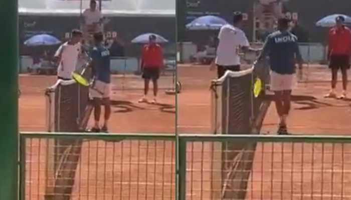 Pakistan Tennis Player's bad Behaviour: ഇന്ത്യയോട് തോറ്റതിന്‍റെ അരിശം ...