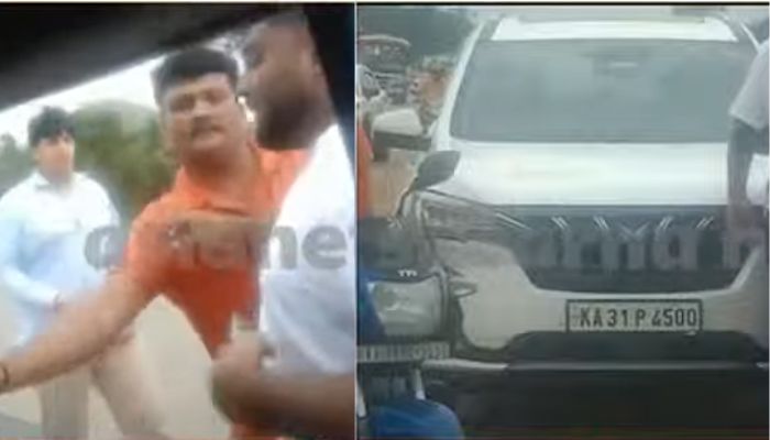 ಮಾಜಿ ಸಂಸದ ಅನಂತ್‌ ಕುಮಾರ್‌ ಹೆಗಡೆ ಕಾರು ಅಪಘಾತ, ಬೆಂಬಲಿಗರಿಂದ ವ್ಯಕ್ತಿಯ ಮೇಲೆ ಹಲ್ಲೆ! | Former Mp Anant ...