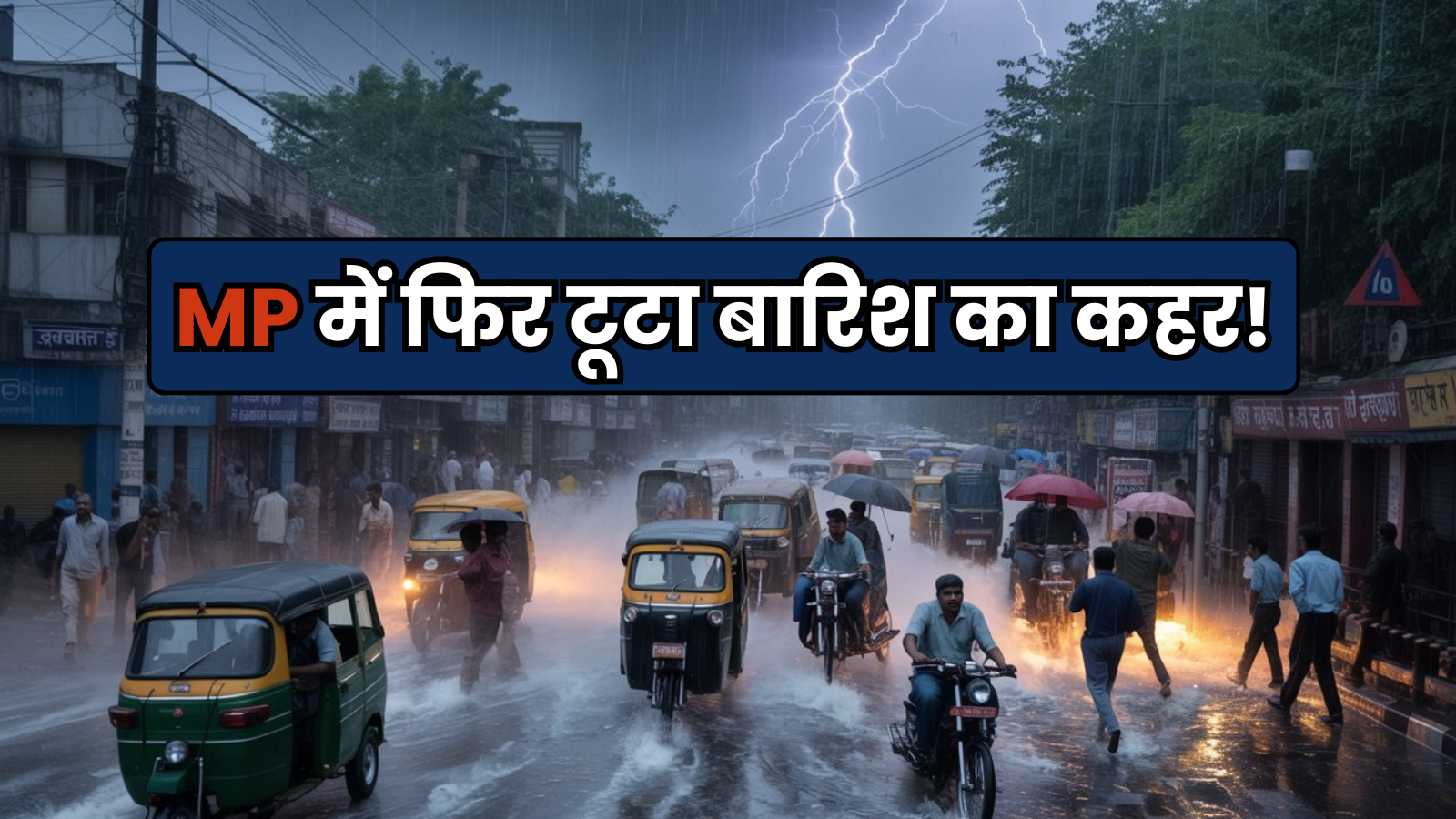 MP heavy rain alert: 12 जिलों में मूसलाधार बारिश, जानिए कहां गिरेंगे बादल, कहां आएगी बाढ़ ...
