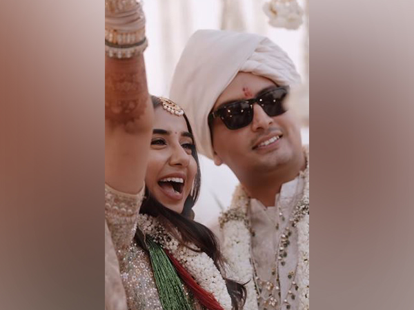 Prajakta Koli, Vrishank Khanal love-filled moments in unseen wedding ...