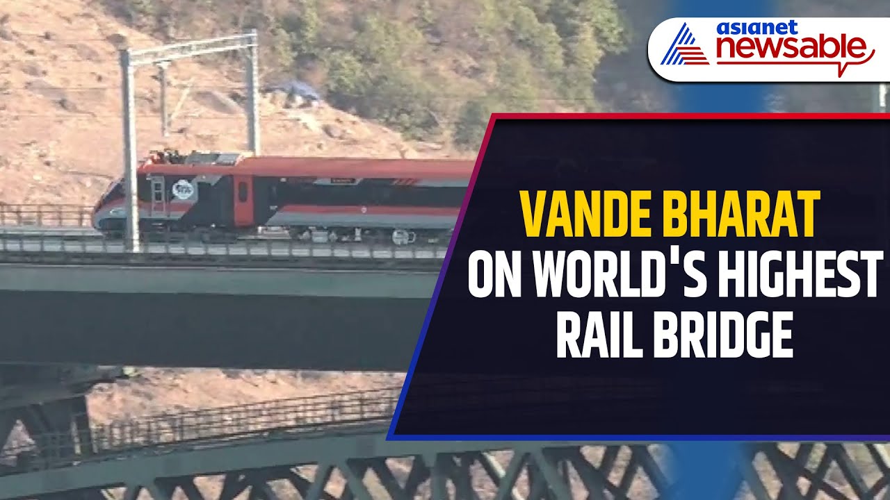 Watch | Vande Bharat Train's 1st Trial Run On World's Highest Rail ...