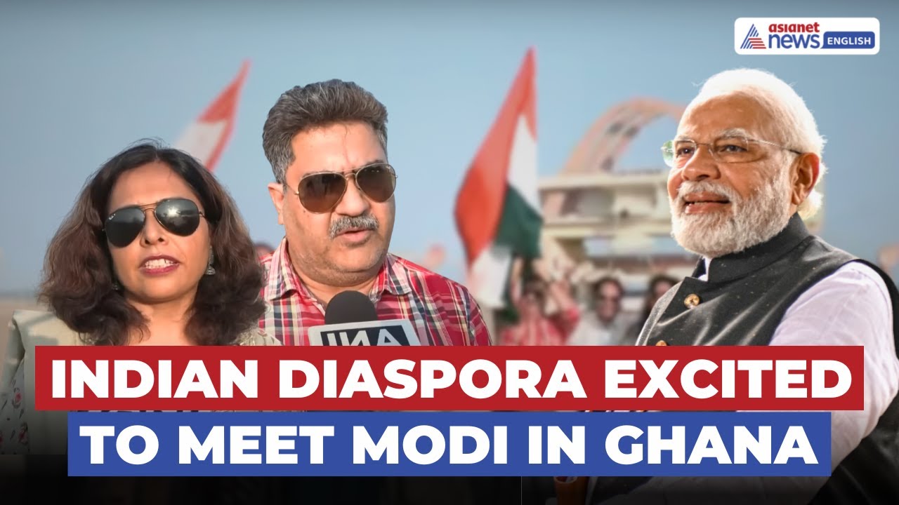 Modi in Ghana: Indian Diaspora Ready to Welcome FIRST Indian PM in 30 ...