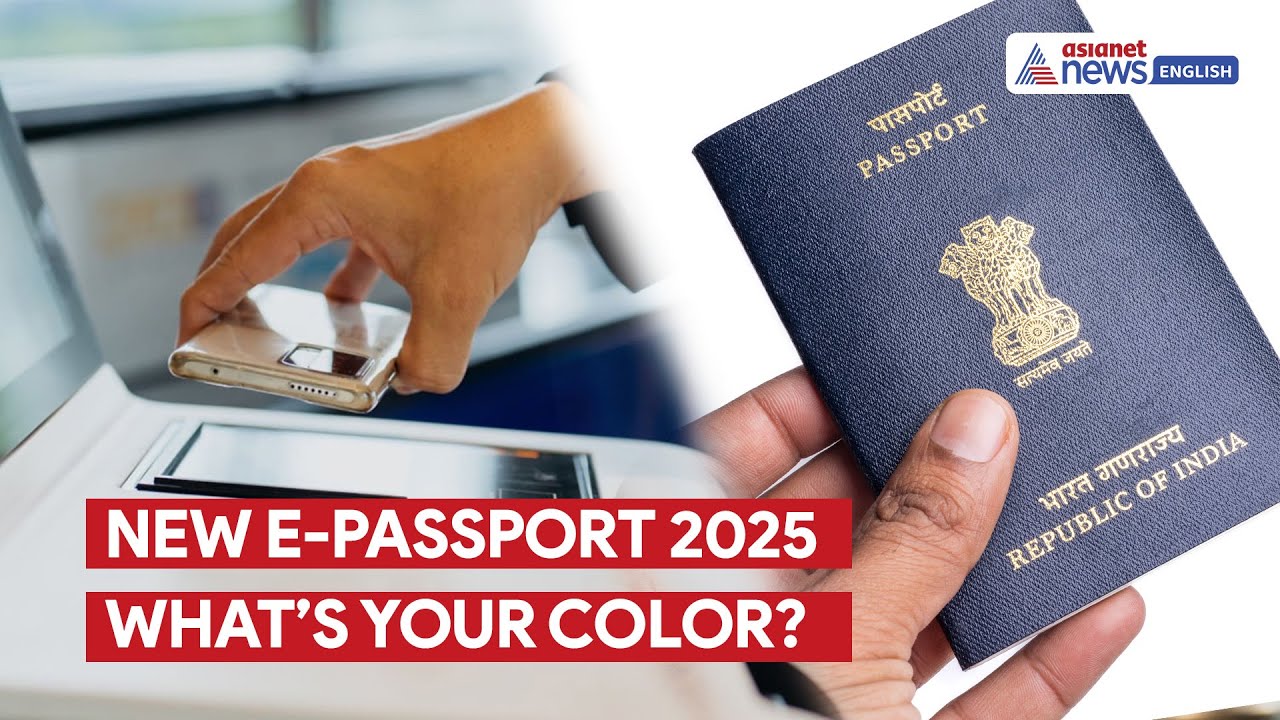 India’s New Color-Coded E-Passports 2025 | Blue, White, Red | Know the ...