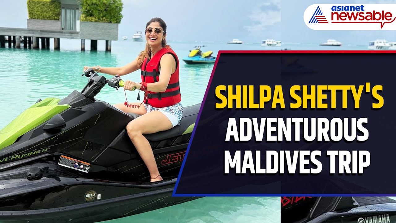 Shilpa Shetty's Adventurous Maldives Trip, Learns to Ride Jet-Ski and Takes Sushi Lessons ...