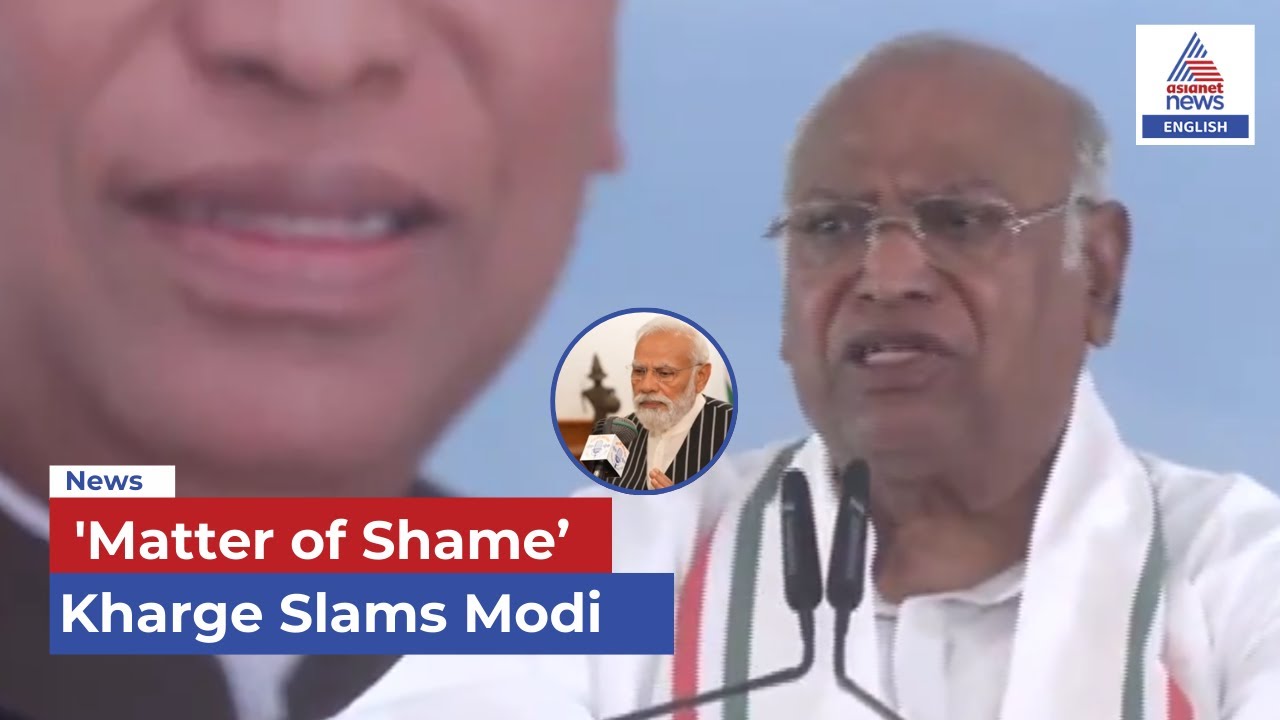 'Matter of Shame’: Kharge Criticizes Modi for Missing All-Party Meeting ...